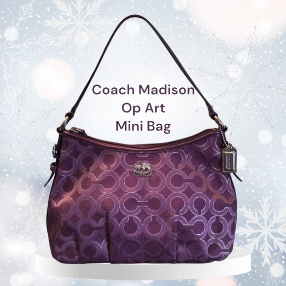 Coach | Bags | Coach Madison Op Art Mini Bag | Poshmark